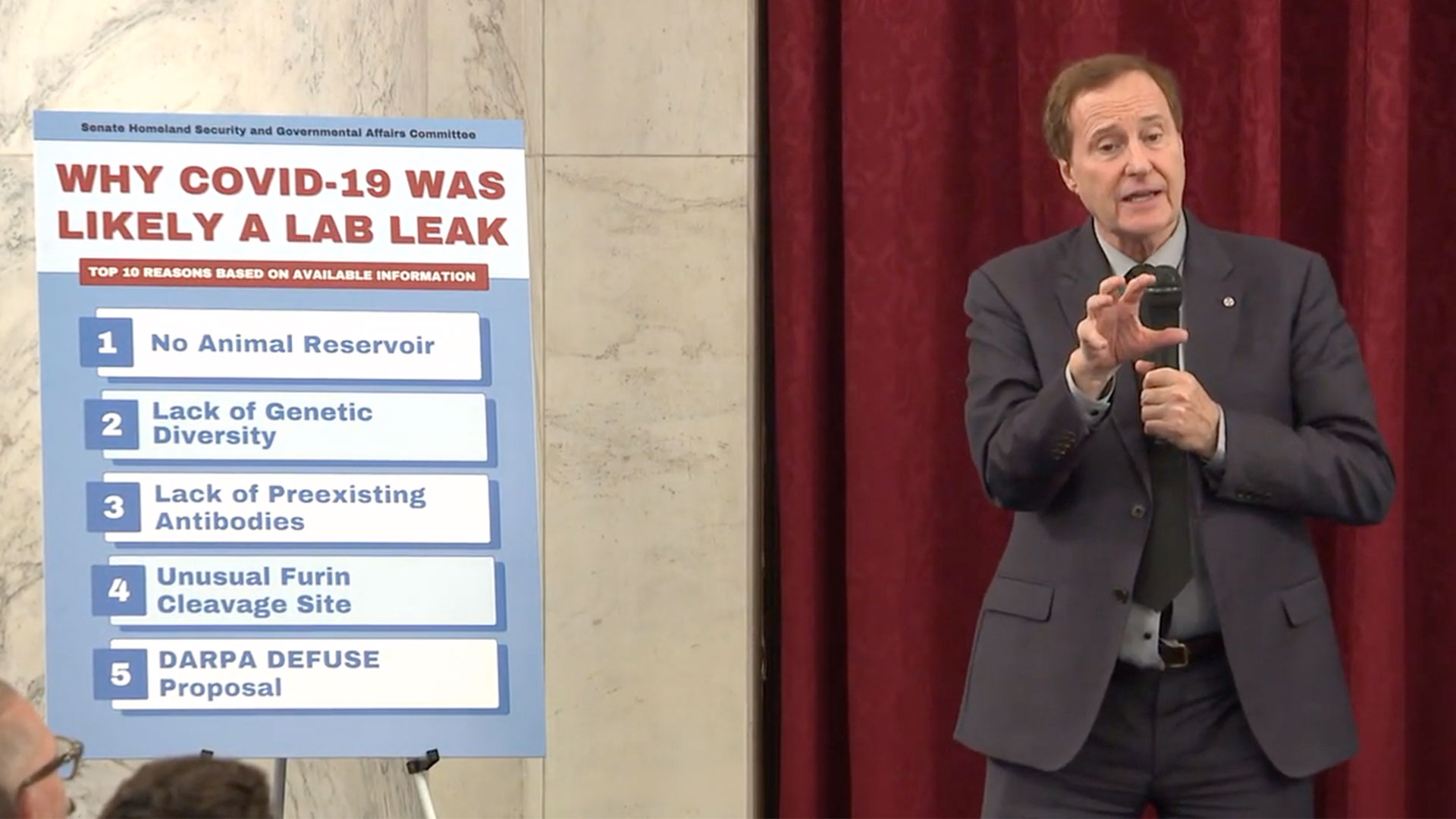 Dr. Quay Speaks At TFAS Capitol Hill Lecture On COVID Origins • Dr ...